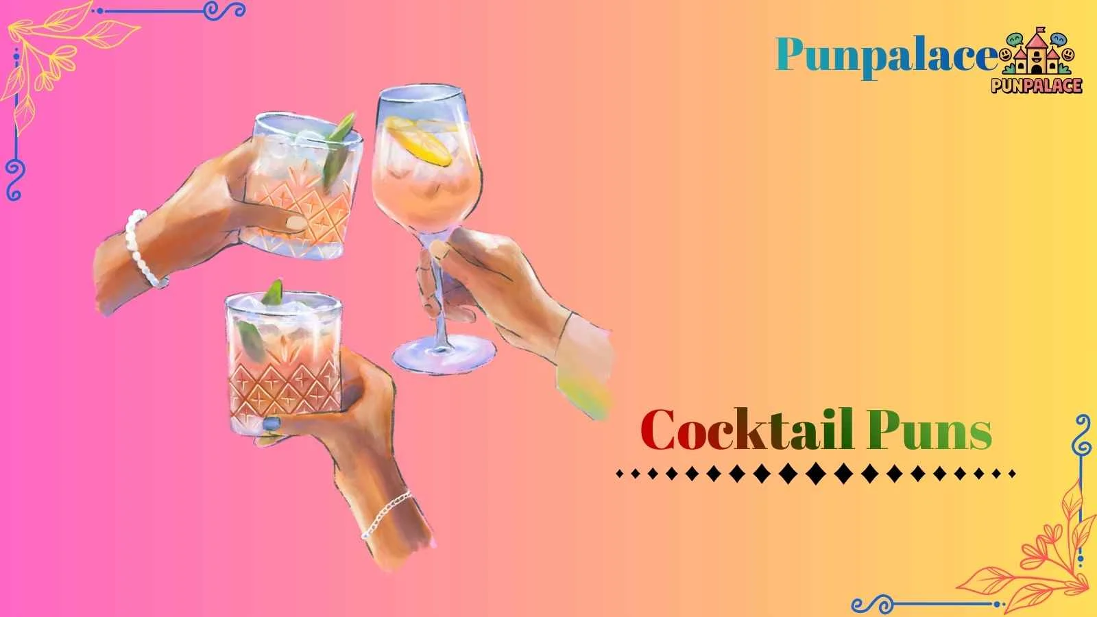 405+Cocktail Puns Witty Sips for Humor Fans! - punpalace.com